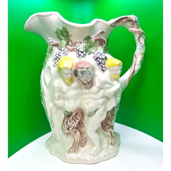 Minton Silenus | Art | Minton Silenus Bacchus Grape Vine White ...